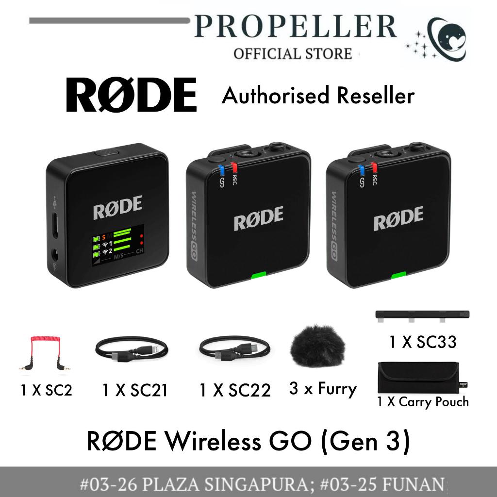 RODE Wireless GO (Gen 3) Compact Wireless Microphone System | Shopee ...