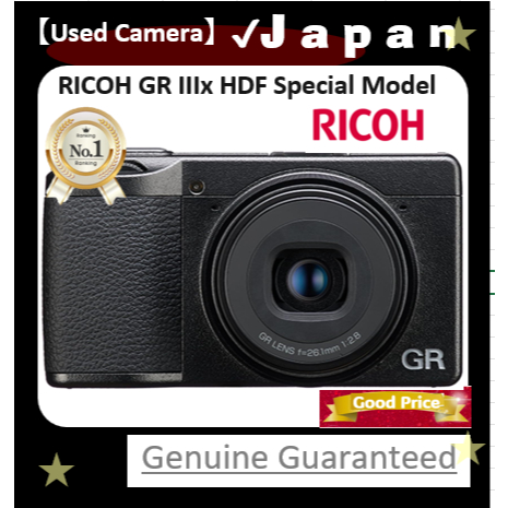 [ Used Camera ] RICOH GR IIIx HDF Special Model Digital Camera with HDF Focal Length 40mm ...