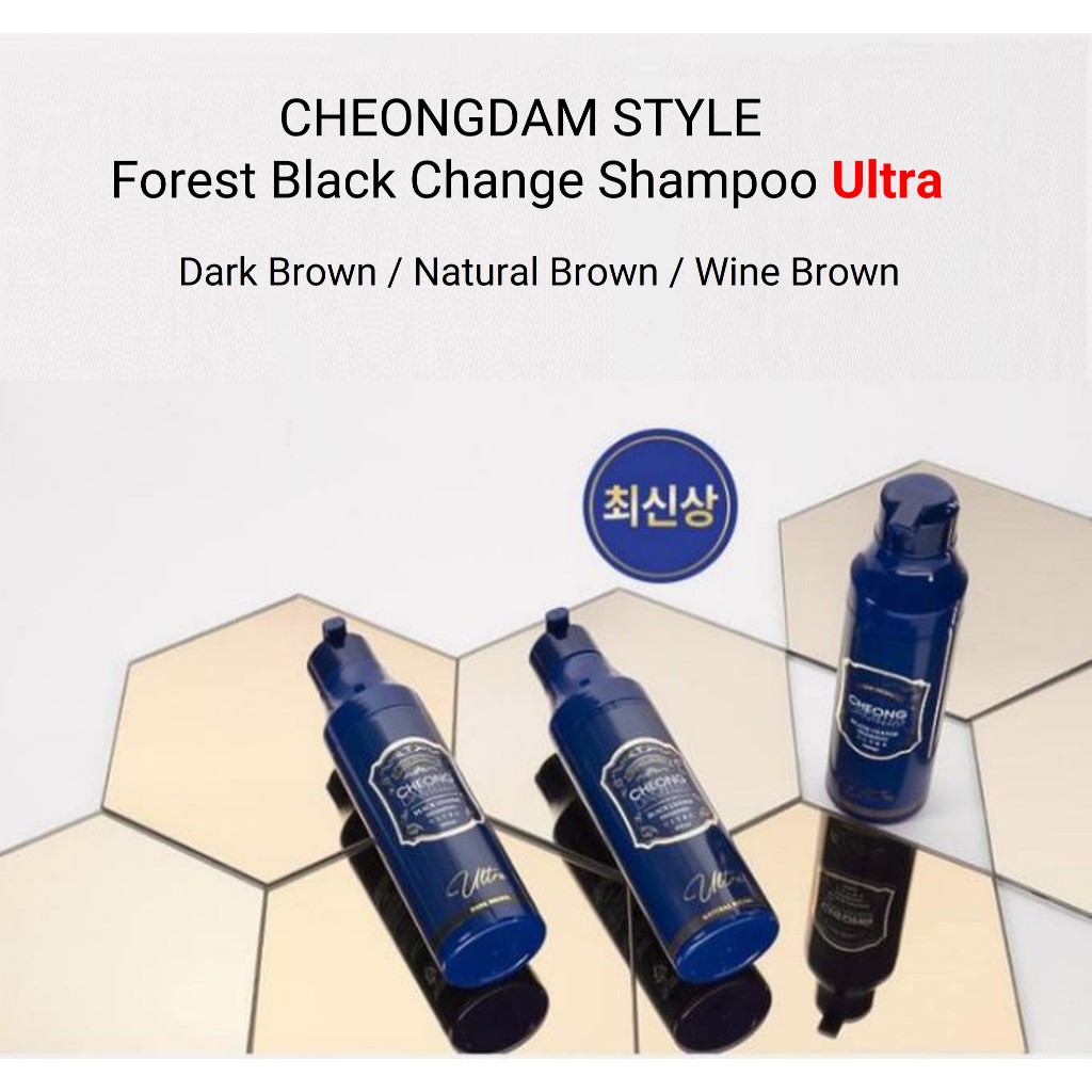 CHEONGDAM STYLE Forest Black Change Shampoo Ultra 200ml - Dark Brown ...