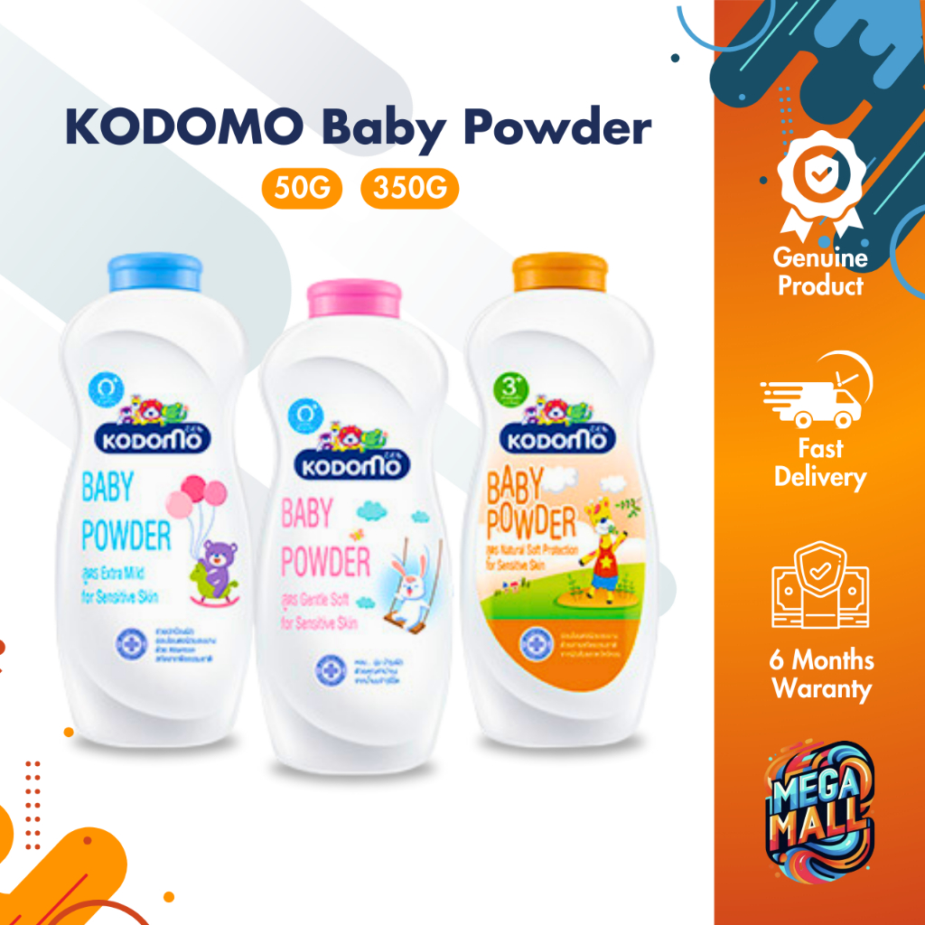 KODOMO Baby Powder - Extra Mild Formula, Natural Protection for Sensitive Skin | Shopee Singapore