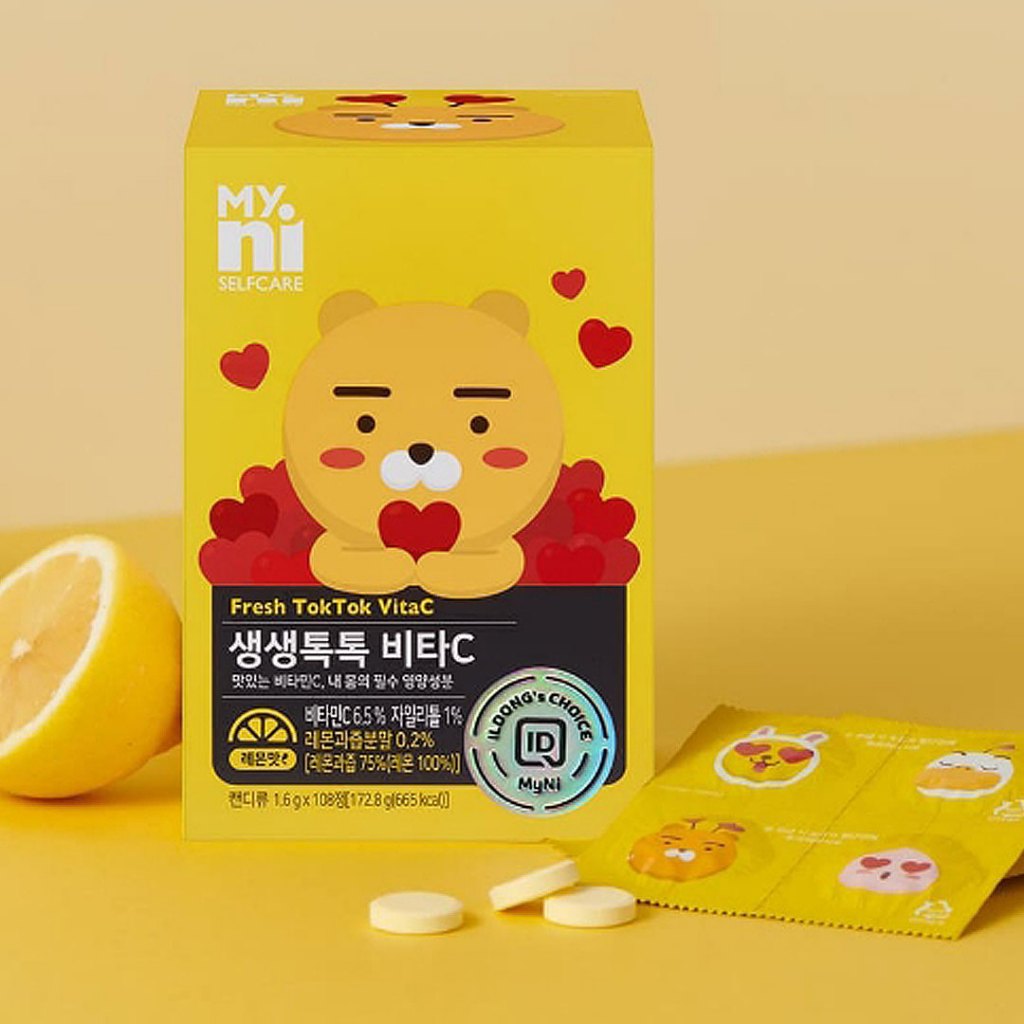 [Ildong-Myni] Myni Fresh TokTok VitaC (108 tablets) Chewable Vitamin C ...