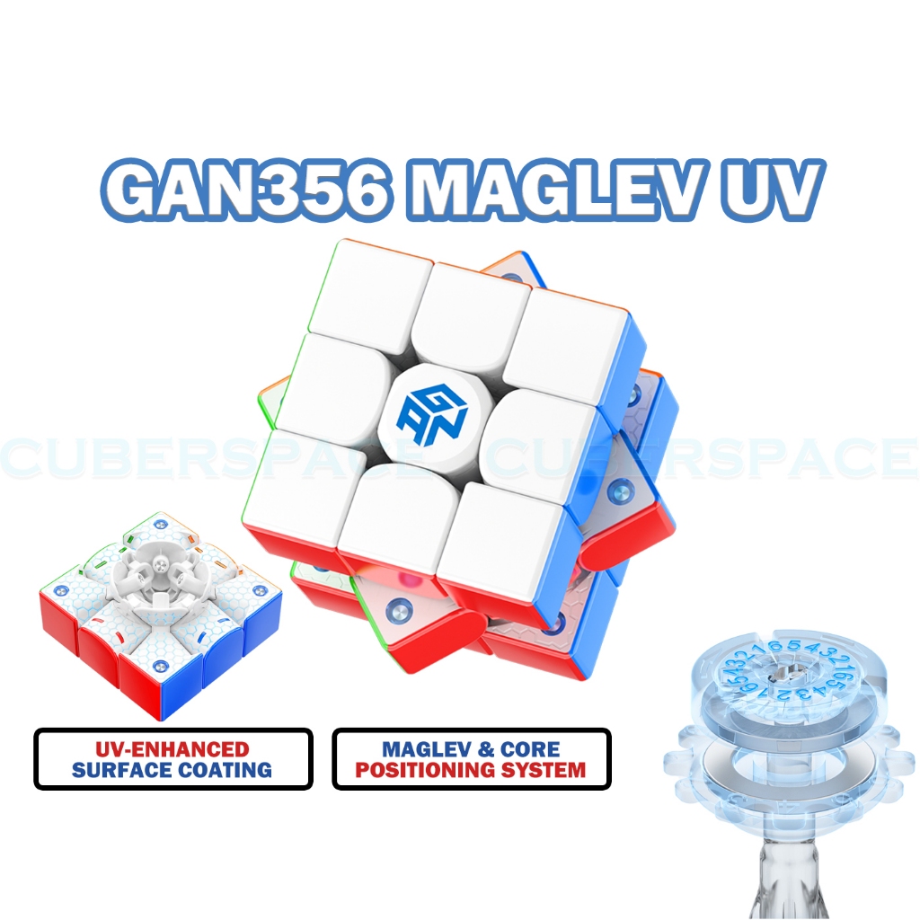 GAN356 MagLev UV Magnetic Speedcube 3x3 [SG Stock] | Shopee Singapore