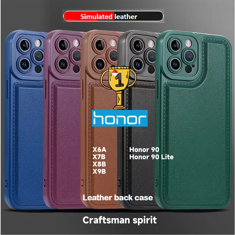 [sg] Honor X6a X7b X8b X9b Honor 90 Lite 5g Business Leather Luxury