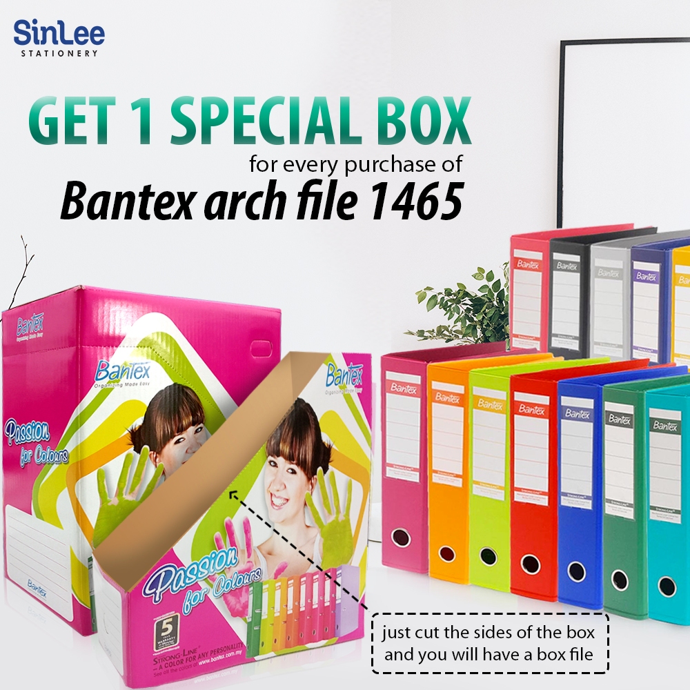 BANTEX FC/F4 PVC LAF 70MM FIXED 1465 | Shopee Singapore