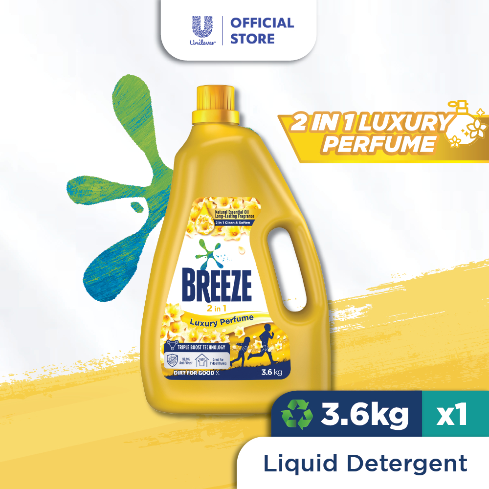 Breeze 2 in 1 Luxury Perfume Liquid Detergent 3.6kg | Shopee Singapore