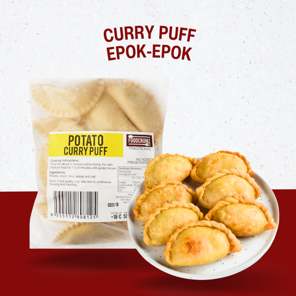 Potato Curry Puff / Epok Epok Kentang Frozen Convenience Food | Shopee ...