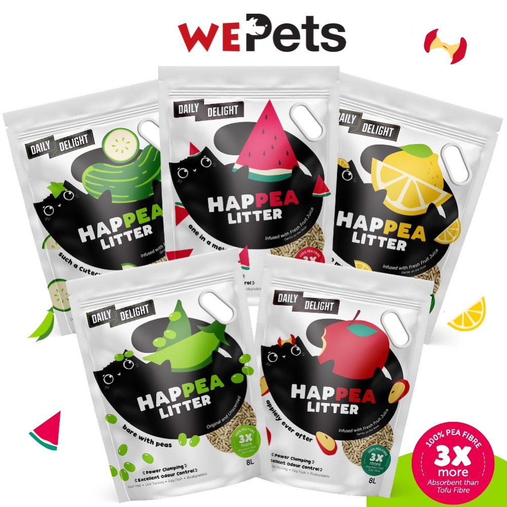 Daily Delight Happea Pea Fibre Cat Litter 8L | Shopee Singapore