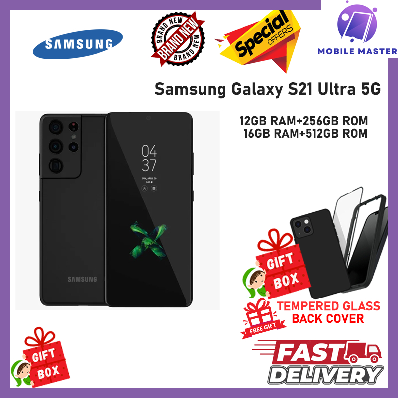 Samsung Galaxy S21 Ultra 5G 12GB+256GB/16GB+512GB ROM Local Set [DISPLAY SET & Sealed Set ...