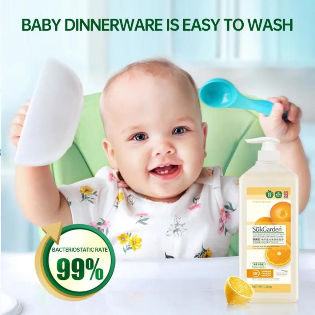 SukGarden Food Safe Plant Based Enzymes Fruit Vegetable Dishwashing ...