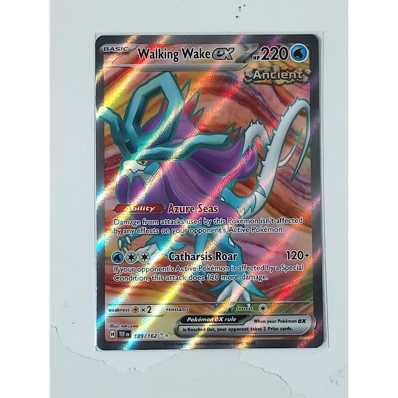 Pokemon walking wake ex full art temporal forces card | Shopee Singapore