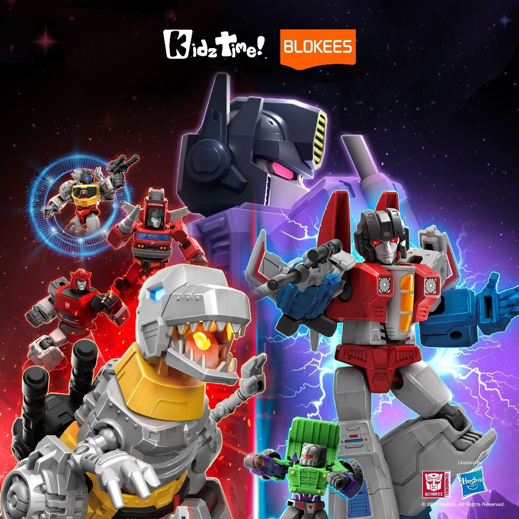 Kidztime x blokees Transformers Blind Box block Toys Assembly blocks ...