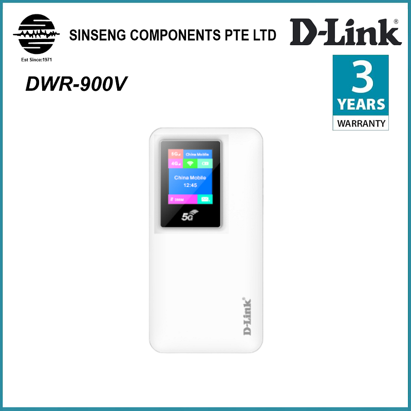 D-Link Wifi 6 DWR-900V 5G Router MiFi Mobile 5G Sim Card Router with ...