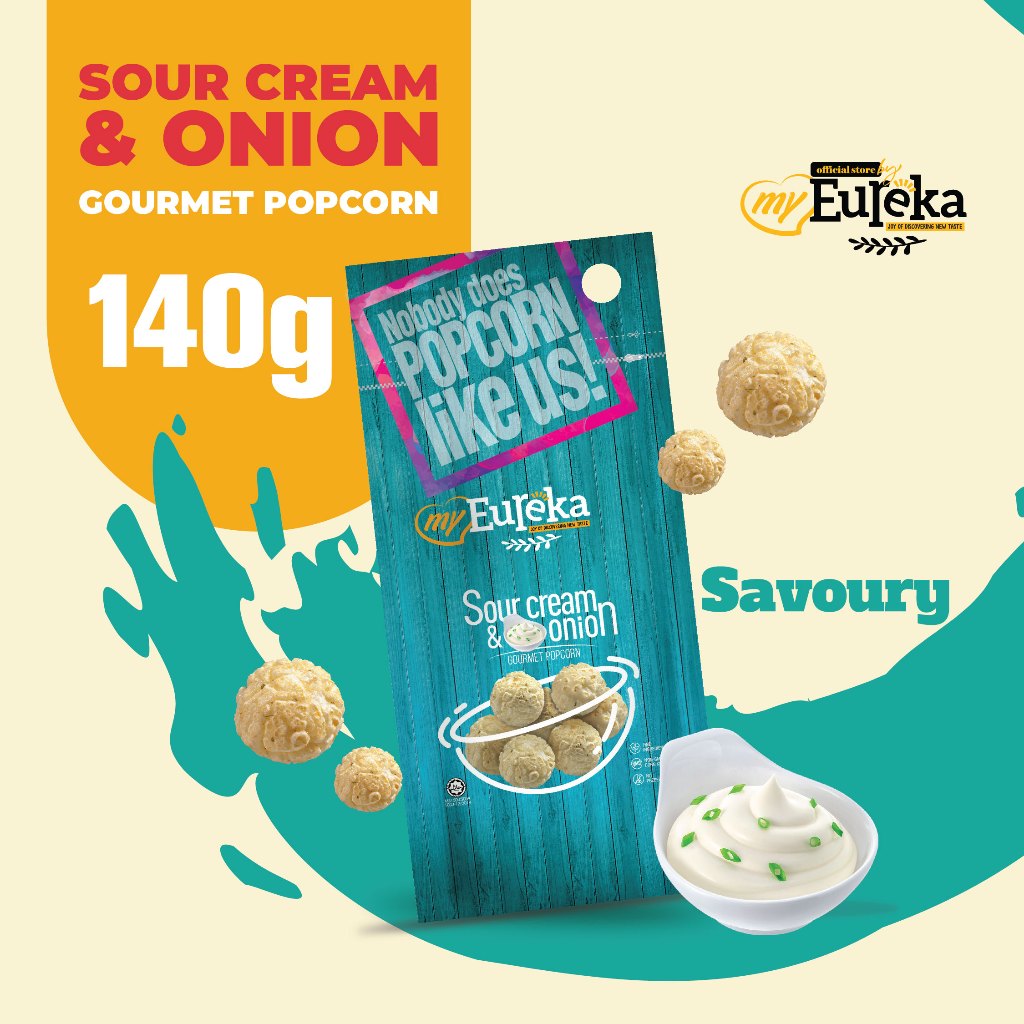 Eureka Gourmet Popcorn Aluminium Pack - Multiple Flavours | Shopee ...