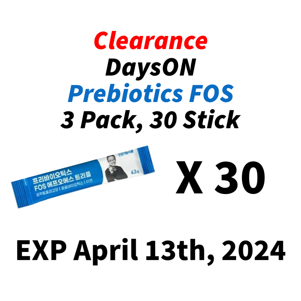 Clearance Prebiotics FOS Triple, 100 Million CFU Probiotic, 30 Sachet ...