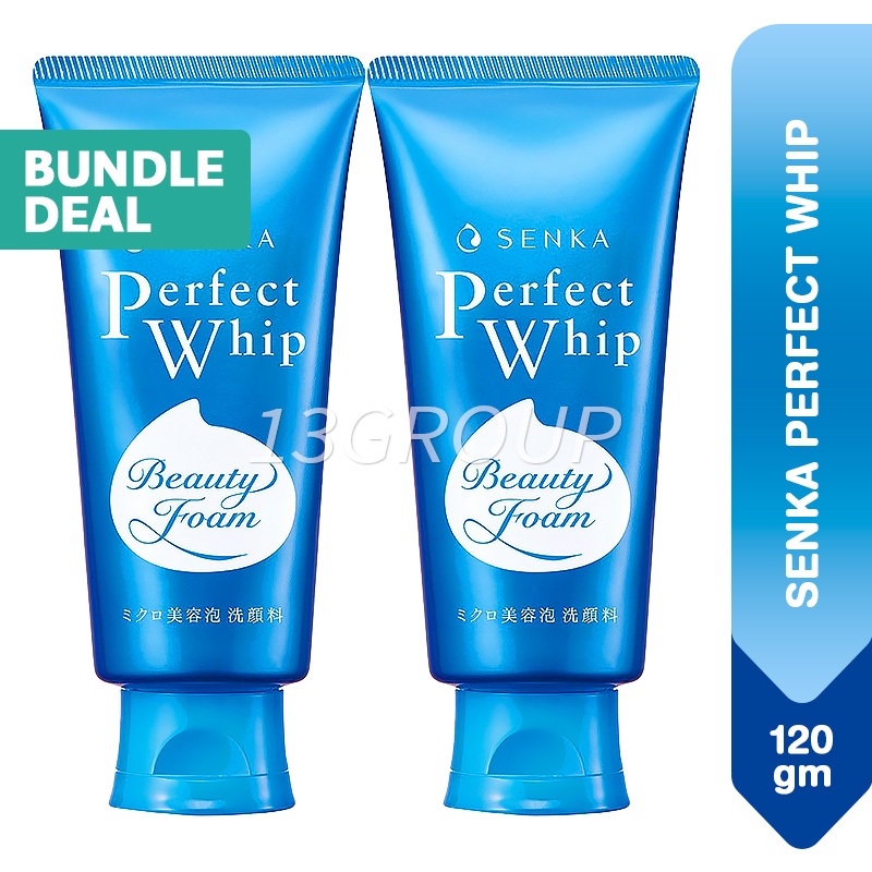 Senka Perfect Whip Original Face Wash Facial Cleanser Moisturizer, 120g ...