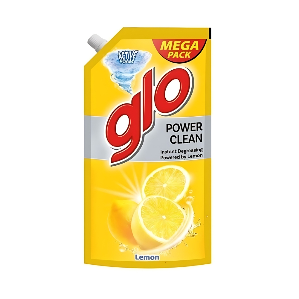 Glo Dishwashing Liquid Refill 850ml Lime and Lemon Concentrate Power ...