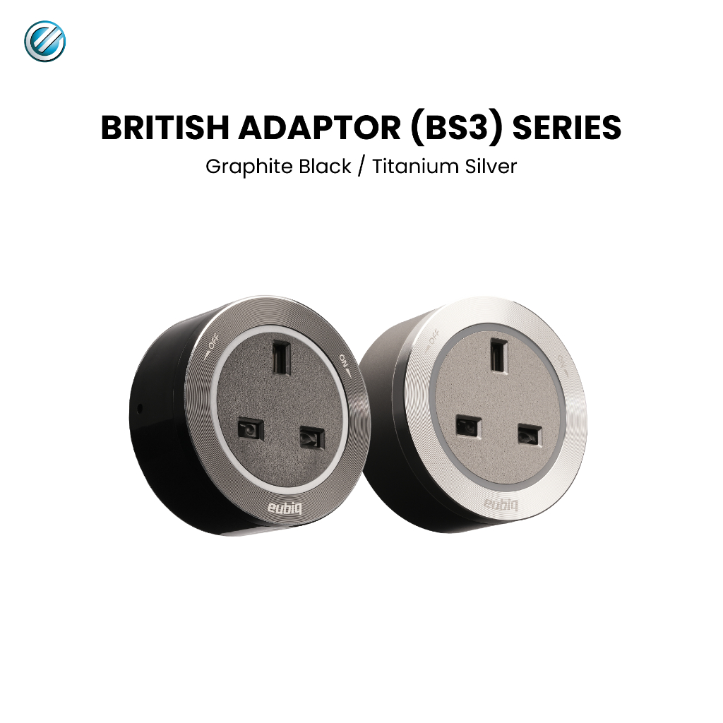Eubiq Dual-Pack British Adaptors - BS3 Series (Box of 2) | Shopee Singapore