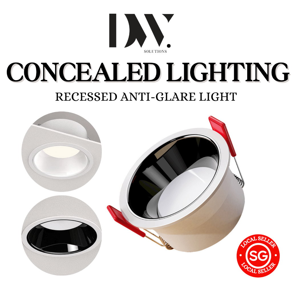 [SG Seller] LED Downlight Driver Integrated Recessed Downlight | Shopee Singapore