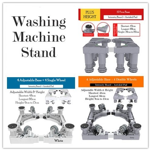 Washing Machine Stand / Washing Machine Base With and Without Wheels ...