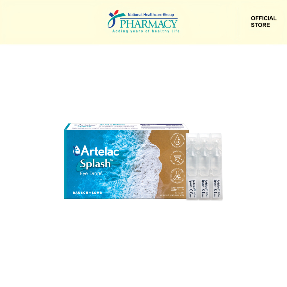 Artelac Splash Eye Drop 0.5ml 30s (Bausch+Lomb) | Shopee Singapore