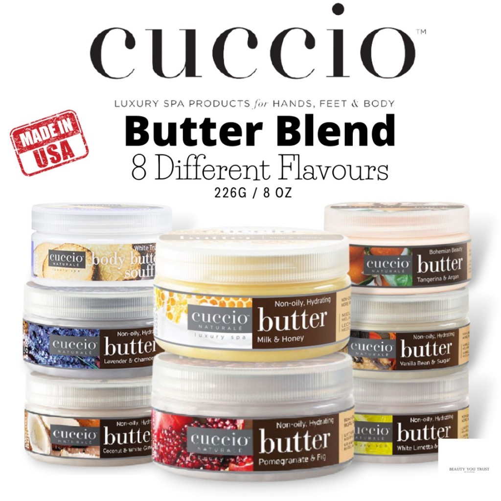 Cuccio Butter Blend 8 oz (24 hrs hydration! Hand Cream / Body Lotion ...