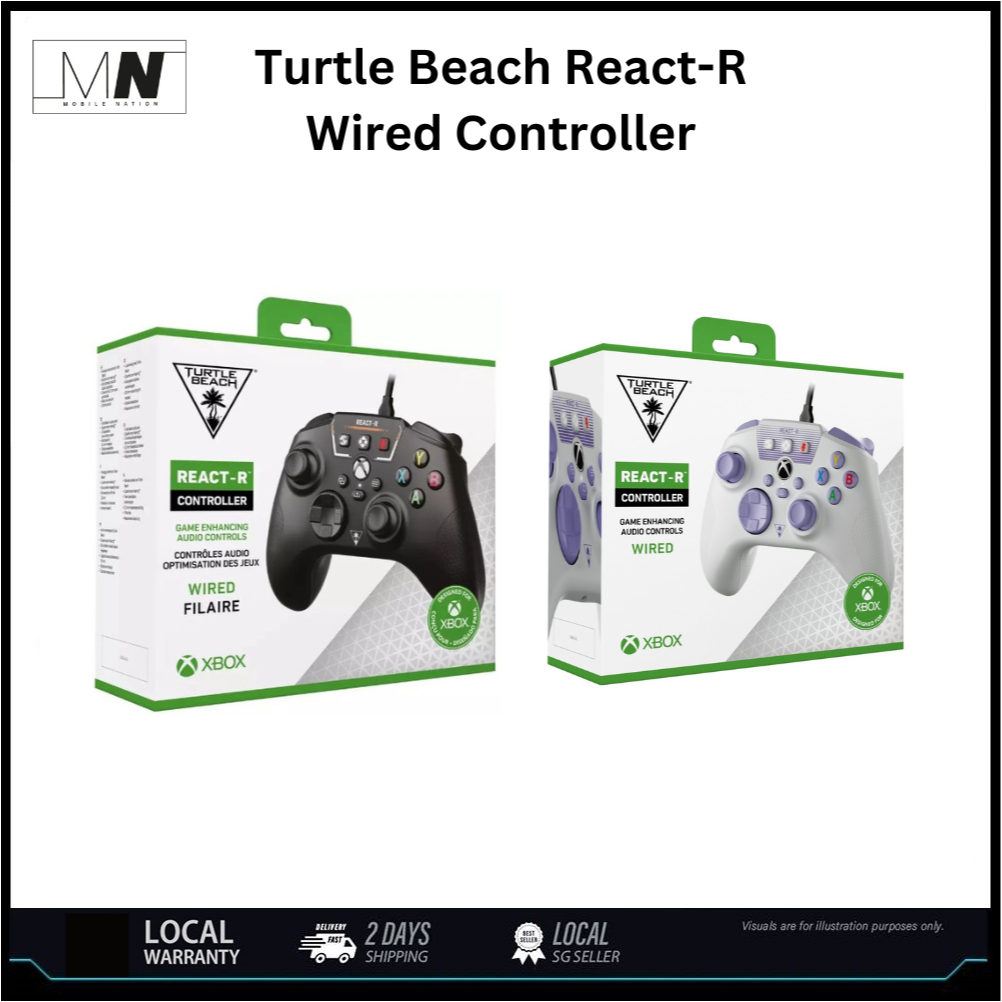 Turtle Beach React-R Controller| React-R Wired USB Xbox Steam Windows ...
