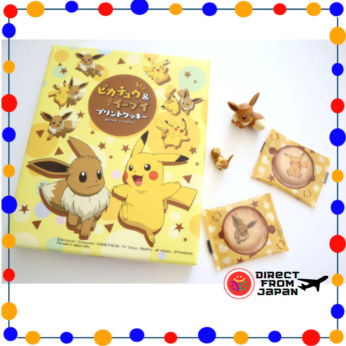 Pikachu & Eevee print cookies 12 pieces ,【Direct from Japan】 | Shopee ...