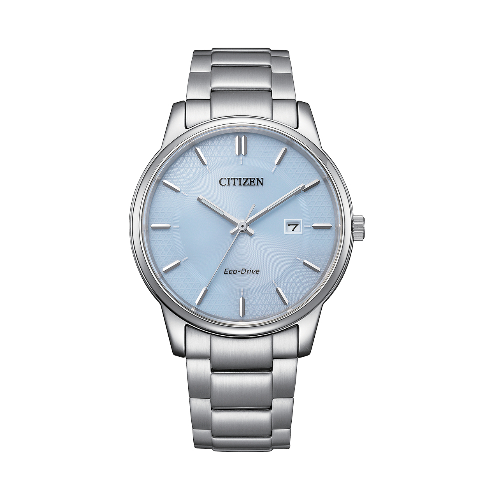Citizen Eco-Drive Blue Dial Silver Stainless Steel Strap Men Watch BM6978-77L | Shopee Singapore
