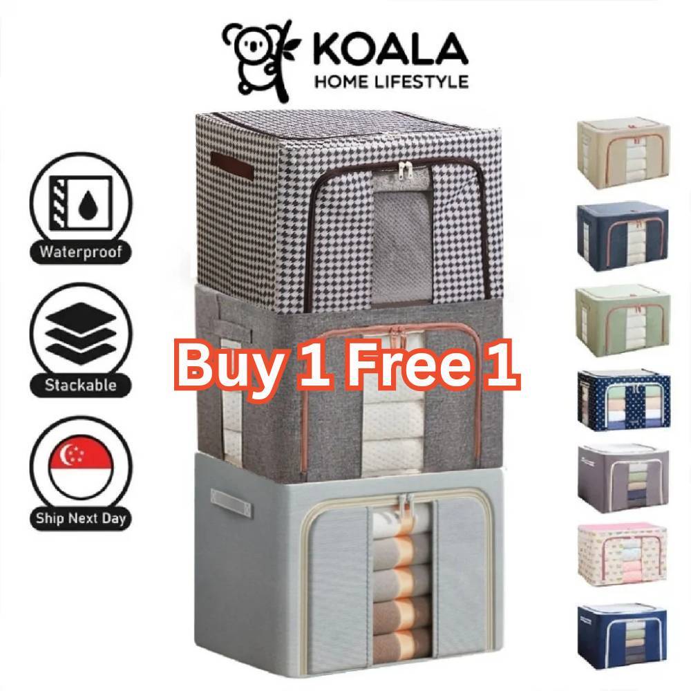 🇸🇬Koala Home🔥Organizer Foldable Storage Box /Clothes Organizer ...