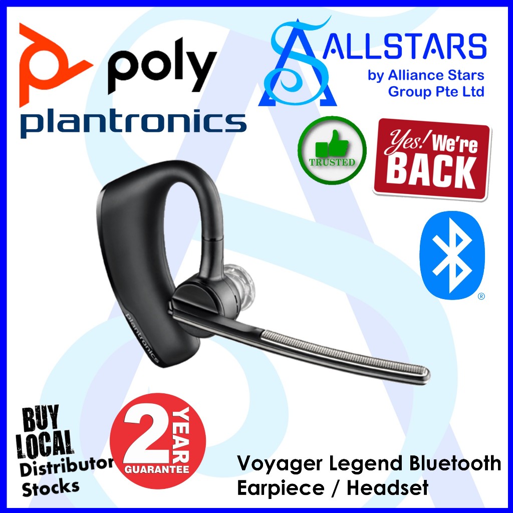 (ALLSTARS) Poly / Plantronics Voyager Legend Bluetooth Earpiece ...