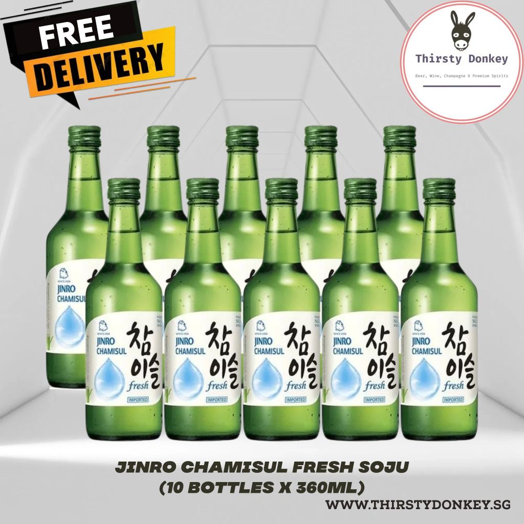 Jinro Chamisul Fresh Soju 360ml (Bundle of 10) | Shopee Singapore