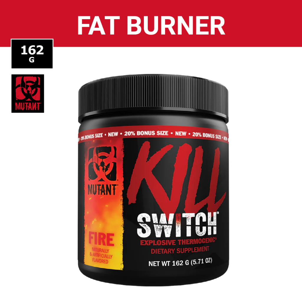 Mutant KILL SWITCH Thermo, Explosive Thermogenic, Fat Burner, Fasted ...