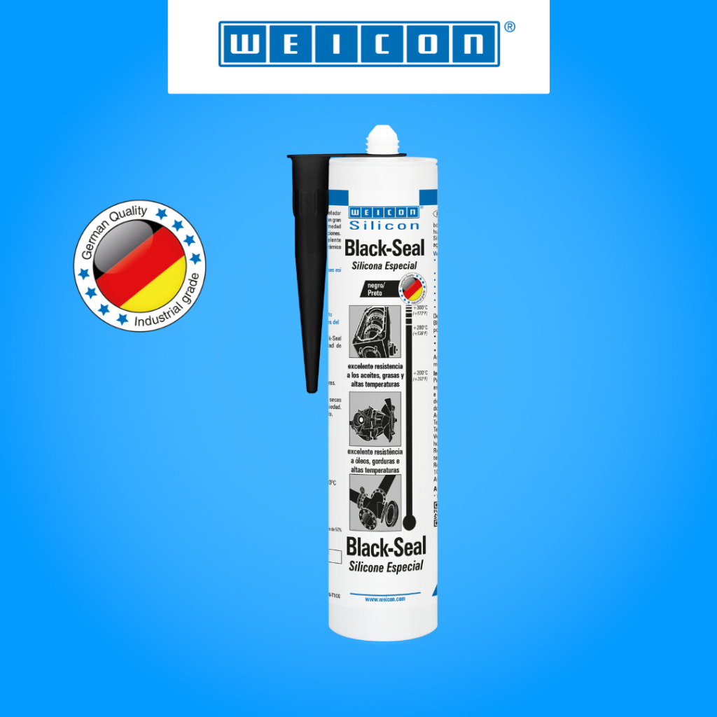 WEICON Black-Seal 310 ml Catridge Silicone Adhesive Sealing Compound ...
