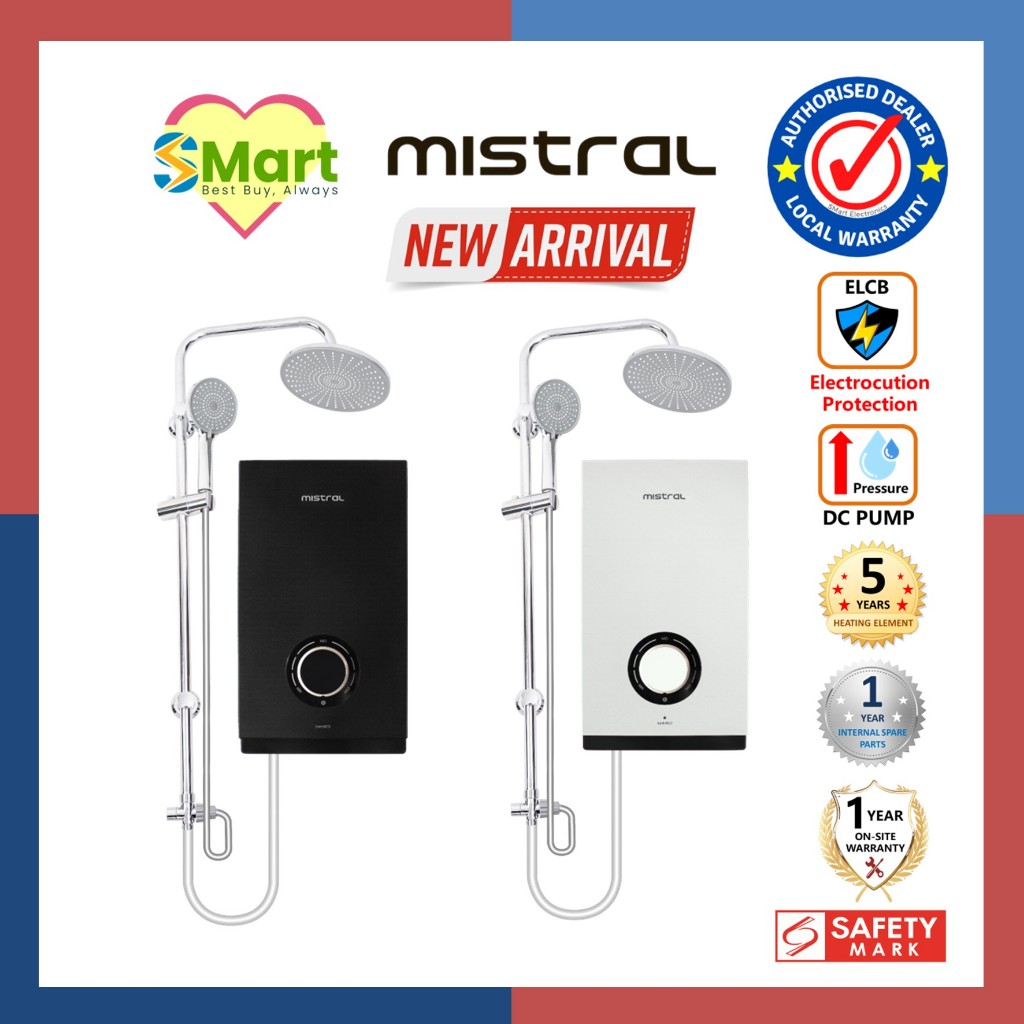 Mistral Instant Heater Rainshower Heater Silent DC Pump MSH103 | Shopee ...