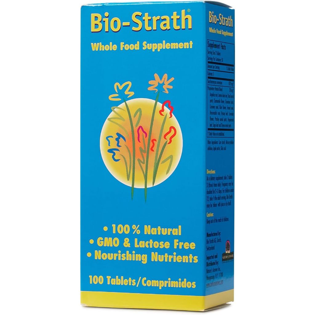 Bio-Strath 100 Tablets Potent Natural Sourced Ayurveda Vegetarian and ...