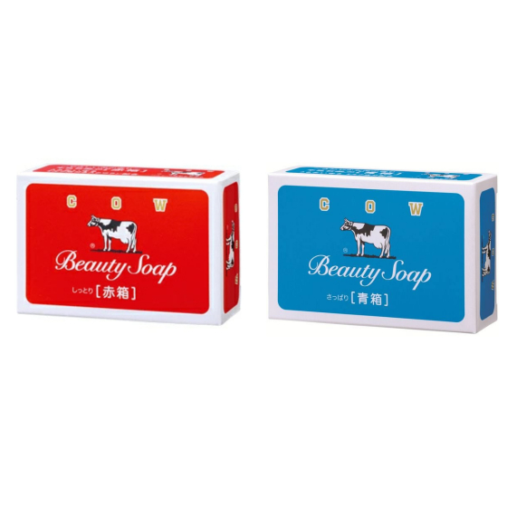 Japanese Cow Brand Beauty Soap (Red & Blue Box) | Shopee Singapore