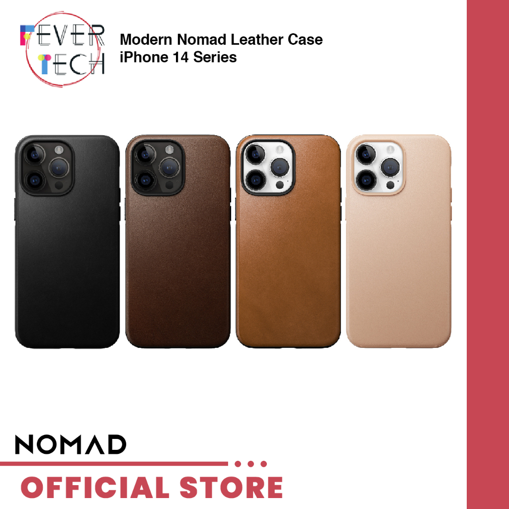 NOMAD Rugged Modern Genuine Leather Phone Case For iP14 Cover,iP 15 ...