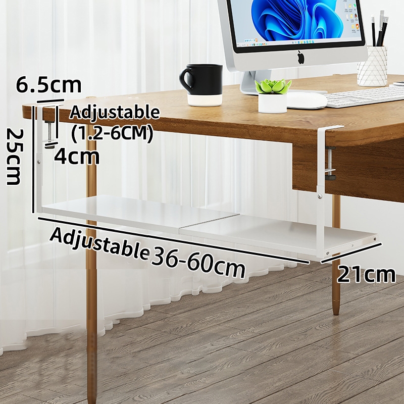 🇸🇬 [READY STOCK] 40/58CM Under Desk Cable Management Under table tray ...