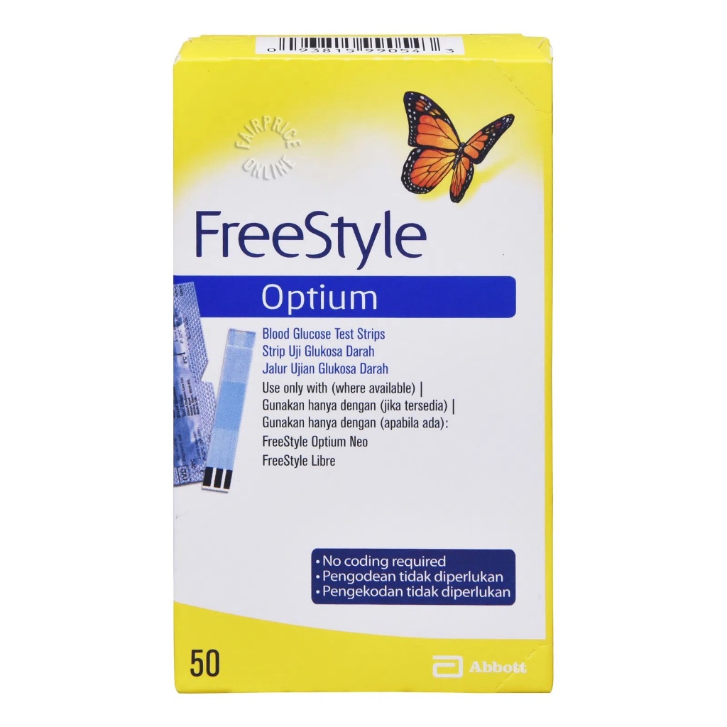 Abbott Freestyle Optium Glucose Meter / Glucose Strip / Ketone Strip ...