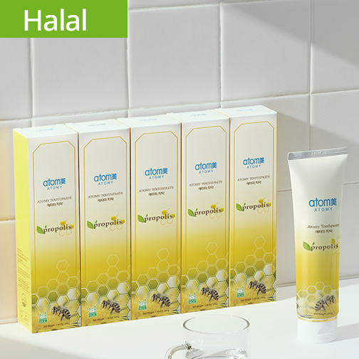 Atomy Toothpaste Set 艾多美牙膏| 200g x 5 tubes | Green Tea & Propolis ...