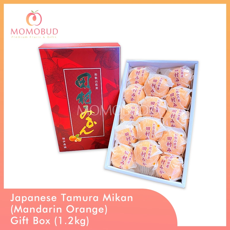 Japanese Tamura Mikan (Mandarin Orange) Gift Box (1.2kg) | Shopee Singapore