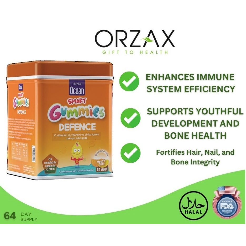 ORZAX Ocean SMART GUMMIES DEFENCE Helps Normal Functioning of the ...