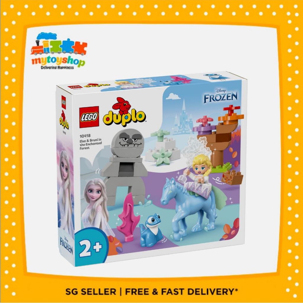 LEGO 10418 Duplo Disney Elsa & Bruni in the Enchanted Forest | Shopee ...