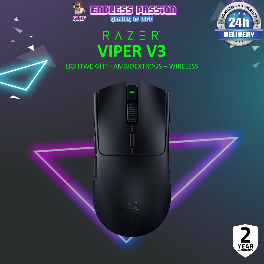 Razer Viper V3 HyperSpeed - Wireless Esports Gaming Mouse | Shopee ...