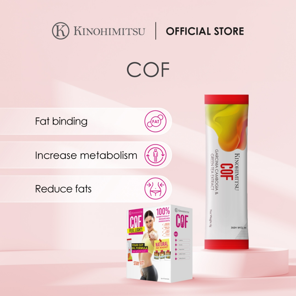Kinohimitsu COF Cut Oil Formula Supplement Sachet 6g - Reduce Fat ...