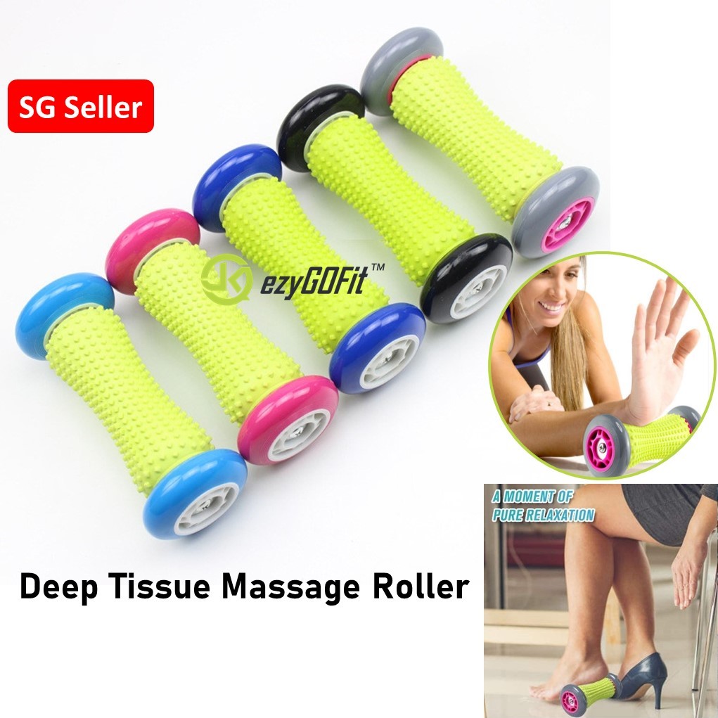 Foot Massage Roller Wheels for Back Body Hand, Foot Massager Deep ...