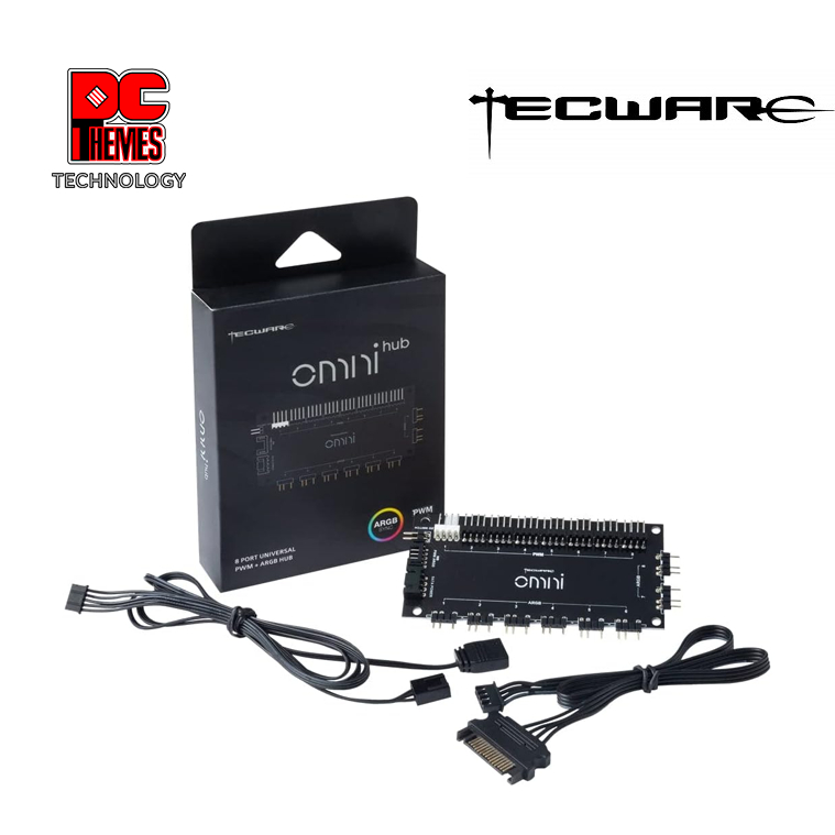 Tecware Omni Hub 8 ARGB Ports & 8 PWM FAN Ports SATAPowered | Shopee ...