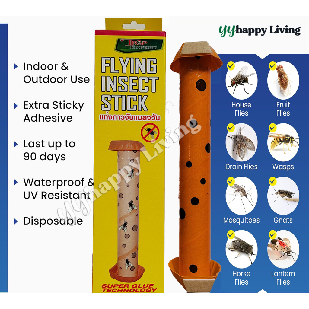 [SG Ready Stock] Sticky Glue Trap | Magic Fly Trap Sticker |Insects ...