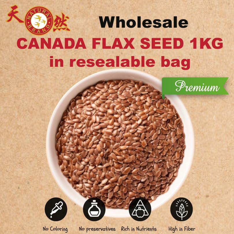 Flax Seed Canada 1kg Premium Flax Seeds | Shopee Singapore