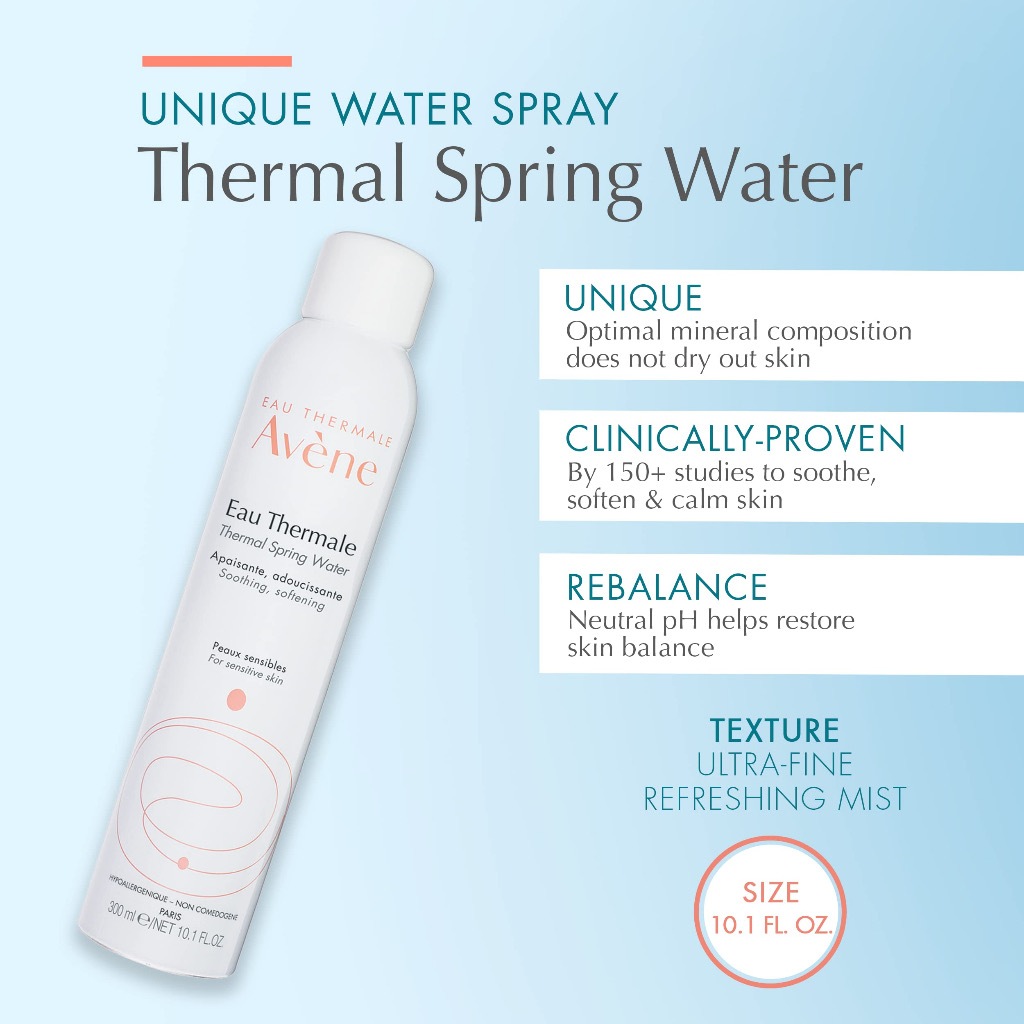 AVENE Thermal Spring Water Spray Avène 300ml | Shopee Singapore